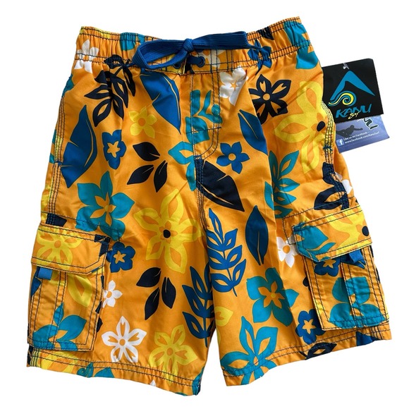 Kanu Surf | Swim | Nwt Kanu Surf Revival Orange Tropical Board Shorts ...